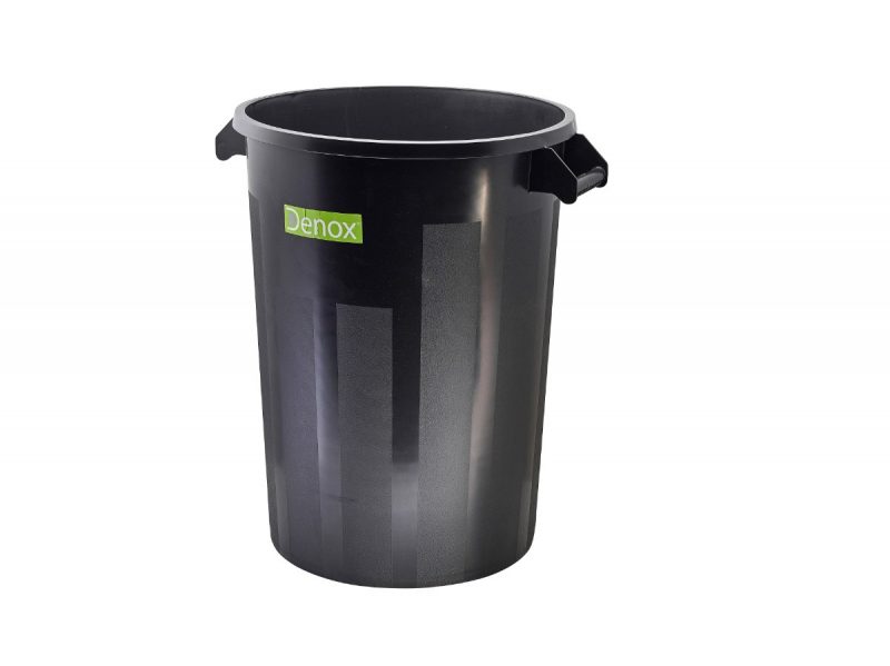 Black Dust Bin 100L - Glassjacks