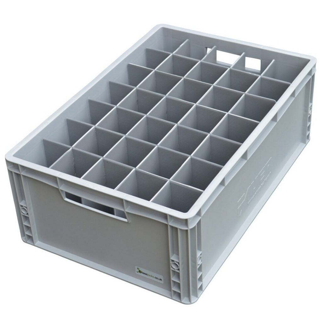 Champagne Flute Storage Crates Full Range of Glassware Crates