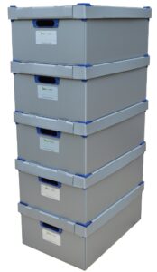 Stacking Correx Plastic Storage Boxes, Med H200mm | Glassjacks