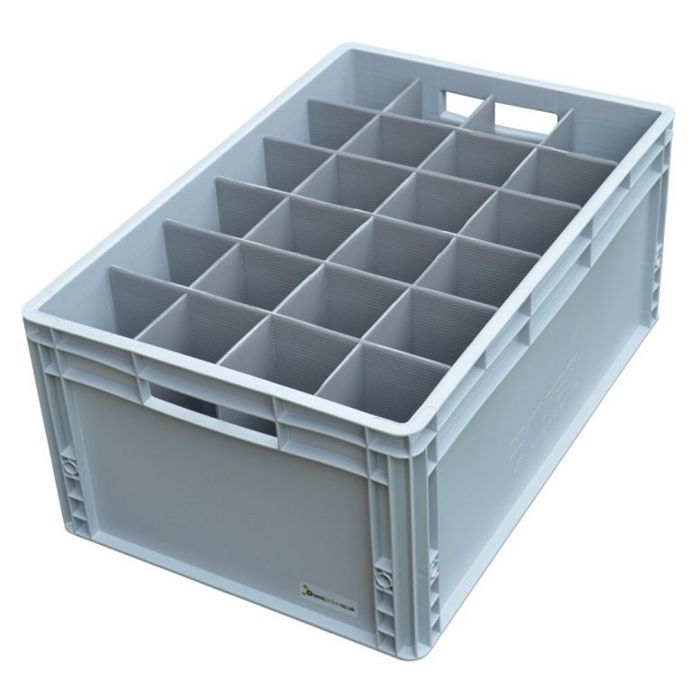 Gin Glasses Stacking Storage Crate and Containers