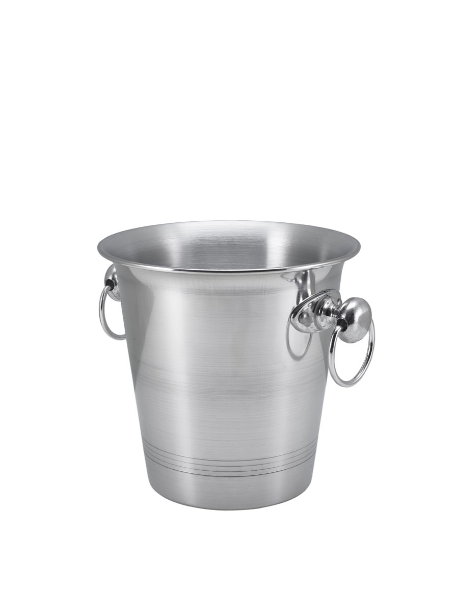 Wine Bucket Aluminium With Ring Handles - Glassjacks
