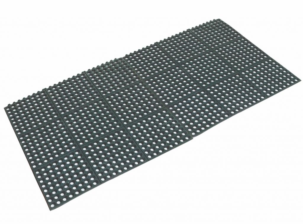 Rubber Floor Bar Mat 90cm x 90cm x 1.2cm - Beaumont - Glassjacks