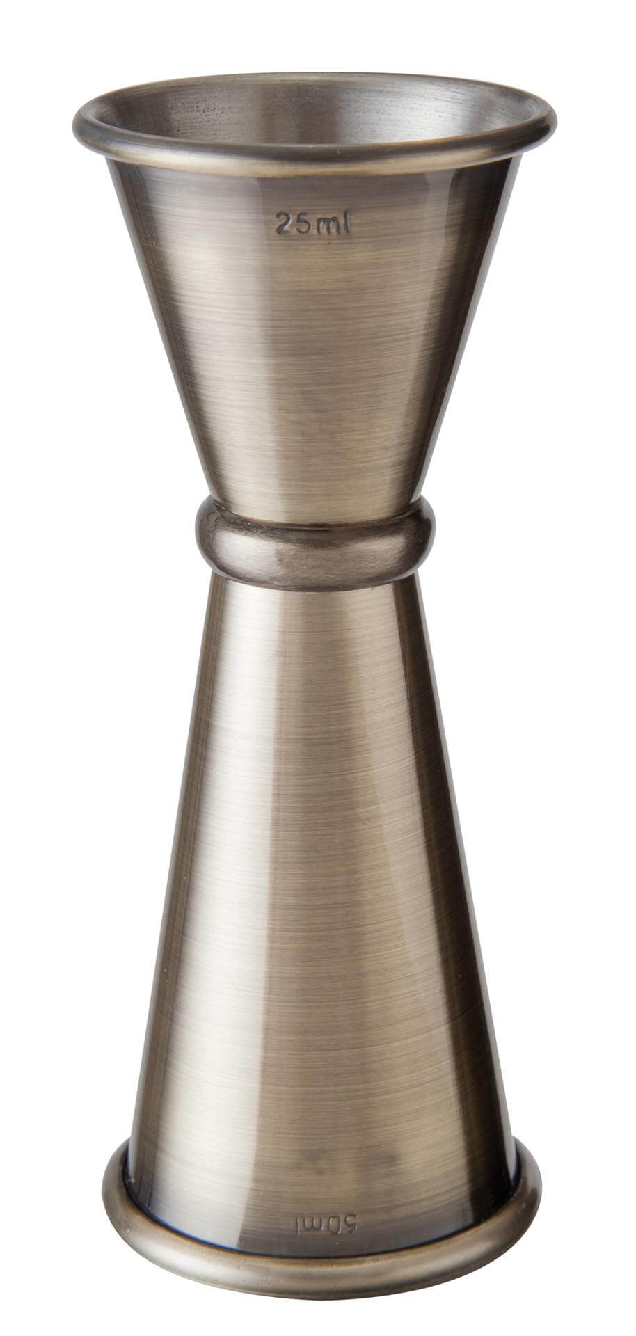 Beaumont Antique Brass Jigger - Glassjacks