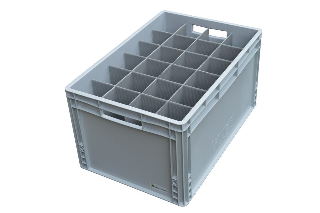 Large Wine Glasses Storage Crates, Stackable - Glassjacks