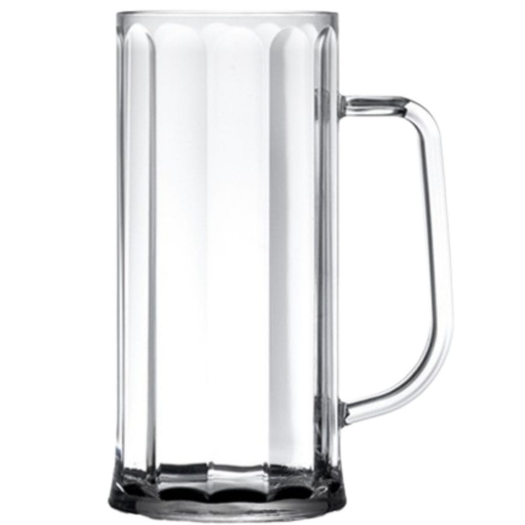 Plastic Beer Mug, Bavarian Pint Tankard, 20oz | Glassjacks Ltd