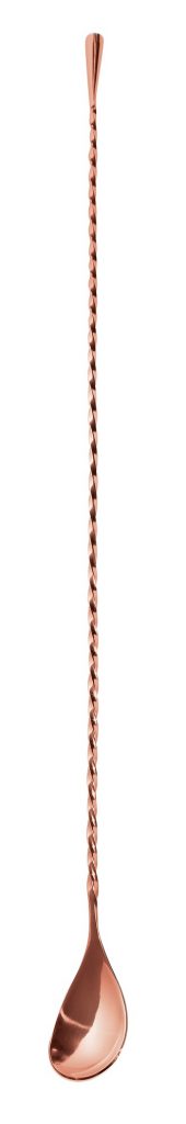 Collinson Spoon Copper Plated, Cocktail Spoon, Bar Spoon | Glassjacks