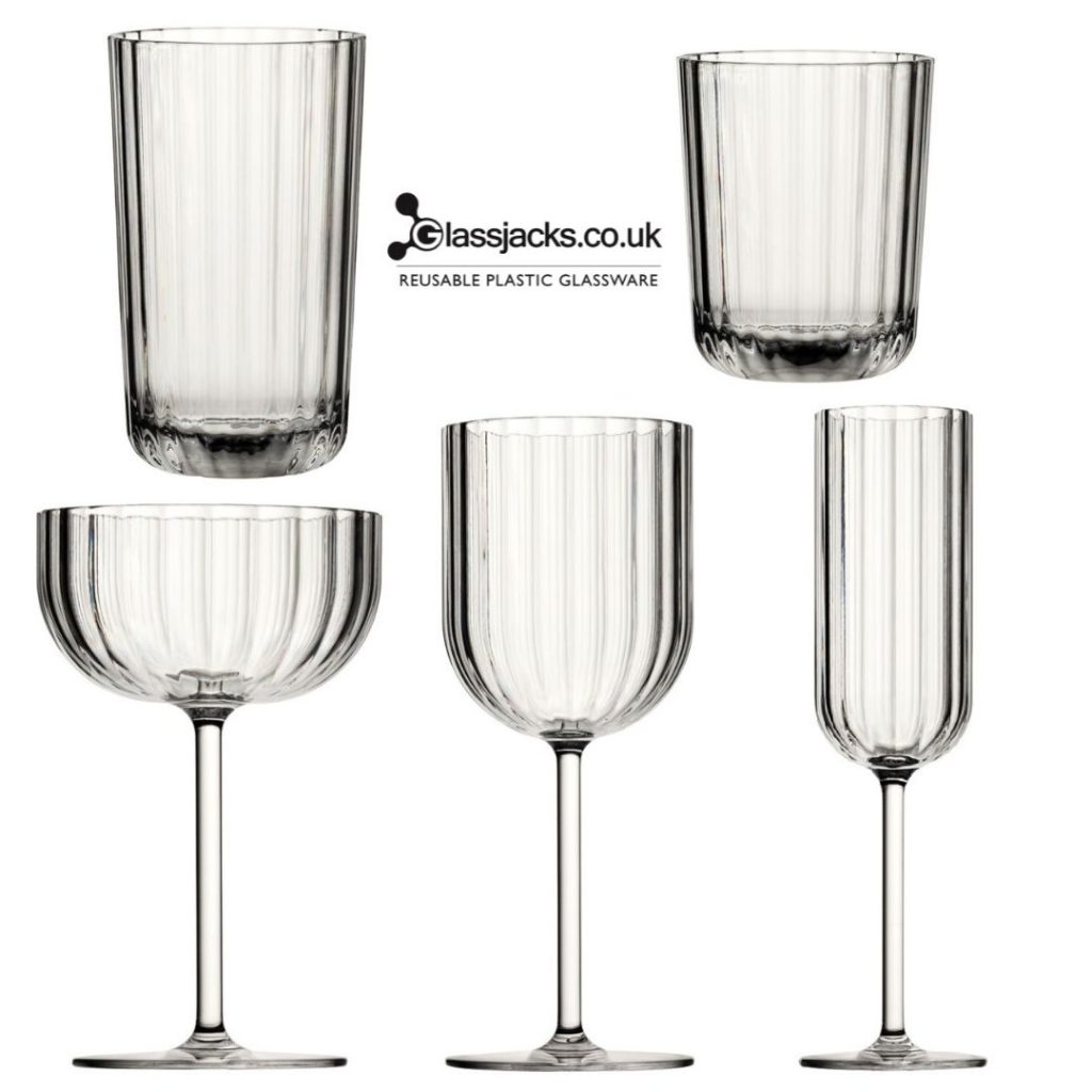 Plastic Cocktail Coupe Glasses Paradise Utopia | Glassjacks